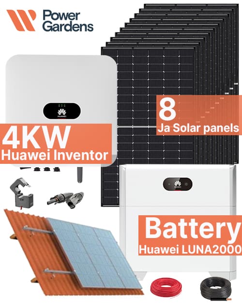 Solar Panel Kit (Hybrid) 8 JA Solar | Huawei 4kW | Single-Phase по цене ...